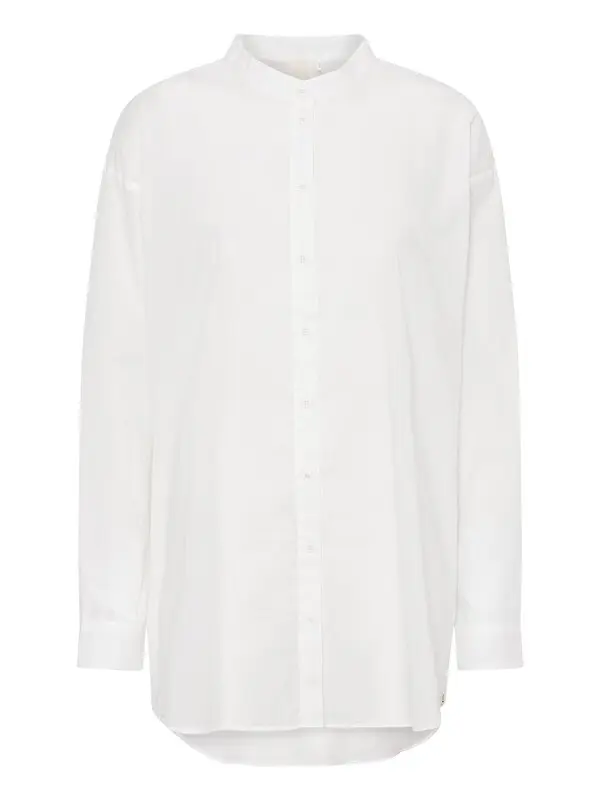 GROBUND Liva Organic Cotton Oversized Shirt - White