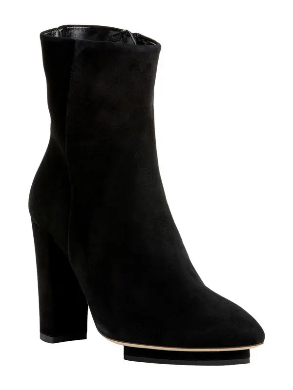 BEAUTIISOLES BY ROBYN SHREIBER Teresa Suede Bootie - Black