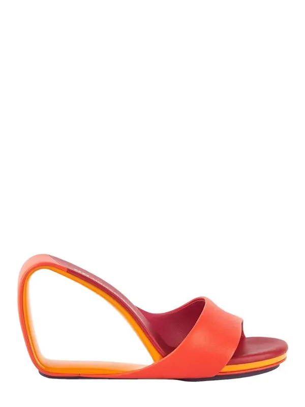 United Nude Mobius Hi Sandals - Red