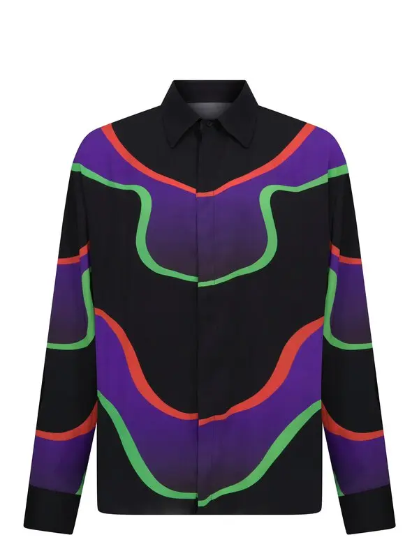 JE TE VEUX Waves Shirt - Black