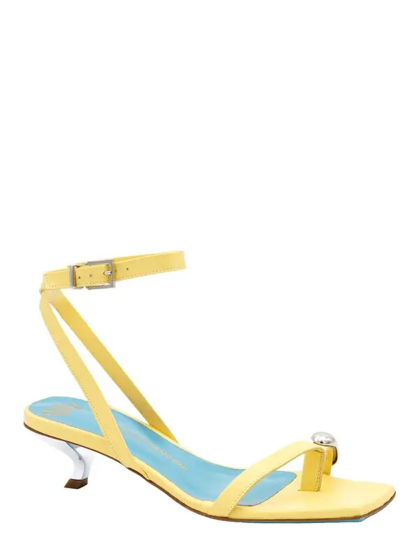 VALENTINA RANGONI Velia Ankle Strap Sandal - Yellow