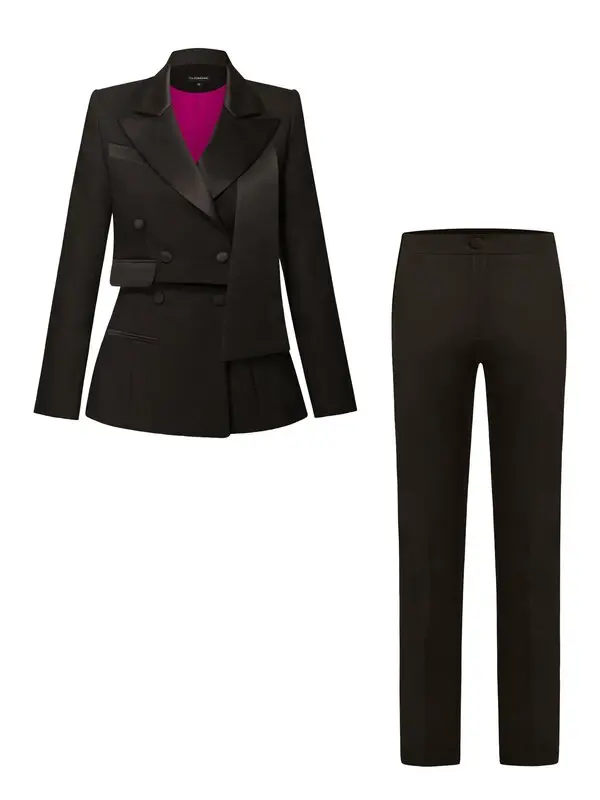 TIA DORRAINE Très Chic Pant Suit - Black