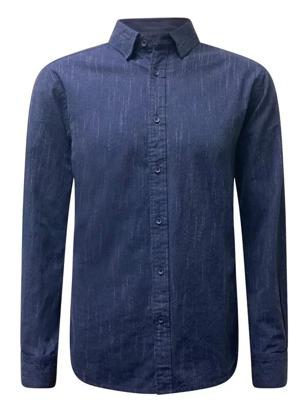 VUSTRA Storm Button-down Shirt - Blue