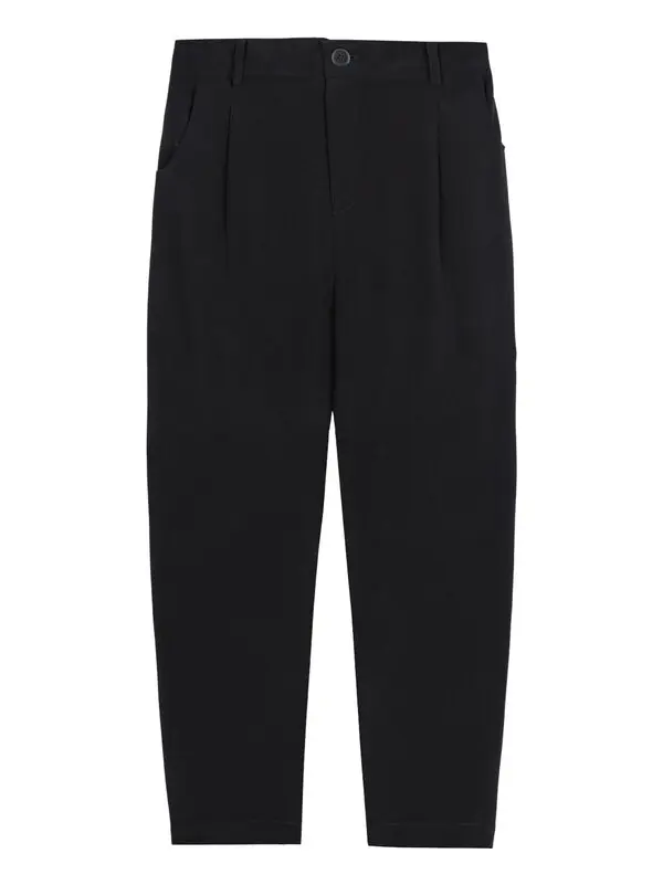 BEL CASHMERE Milan Silk Trousers - Black
