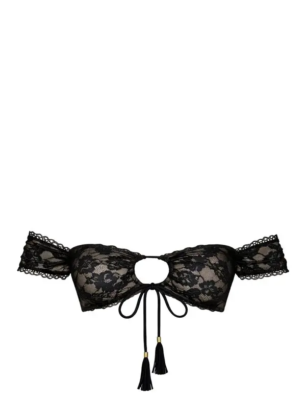 IVY SWIMWEAR Lani Lace Top - Black