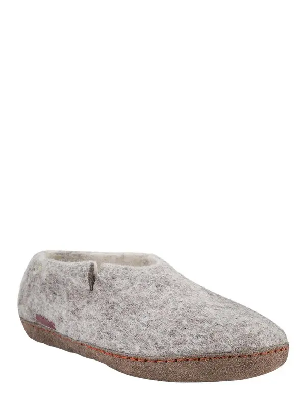 BETTERFELT Classic Slipper With Suede Sole - Grey