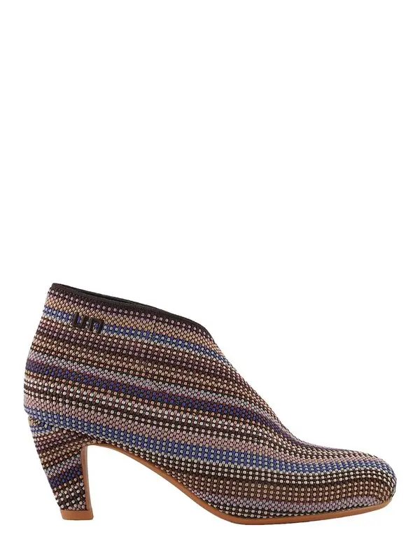 United Nude Fold Mid Booties - Brown