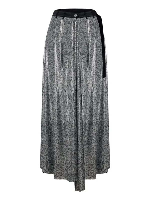 PCFG Sequin Embellished Skirt - Black