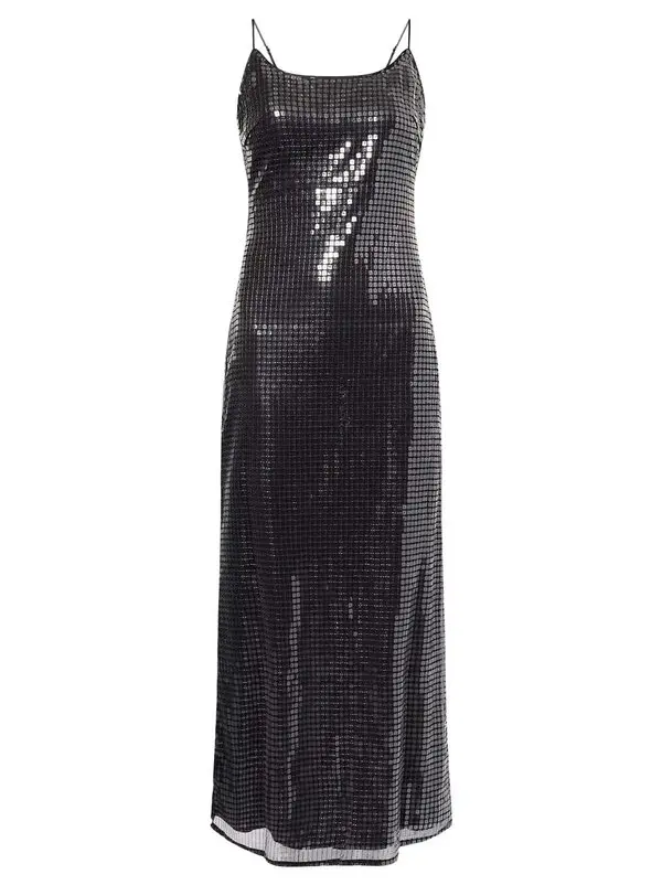 AMY LYNN Patti Sequin Maxi Dress - Black