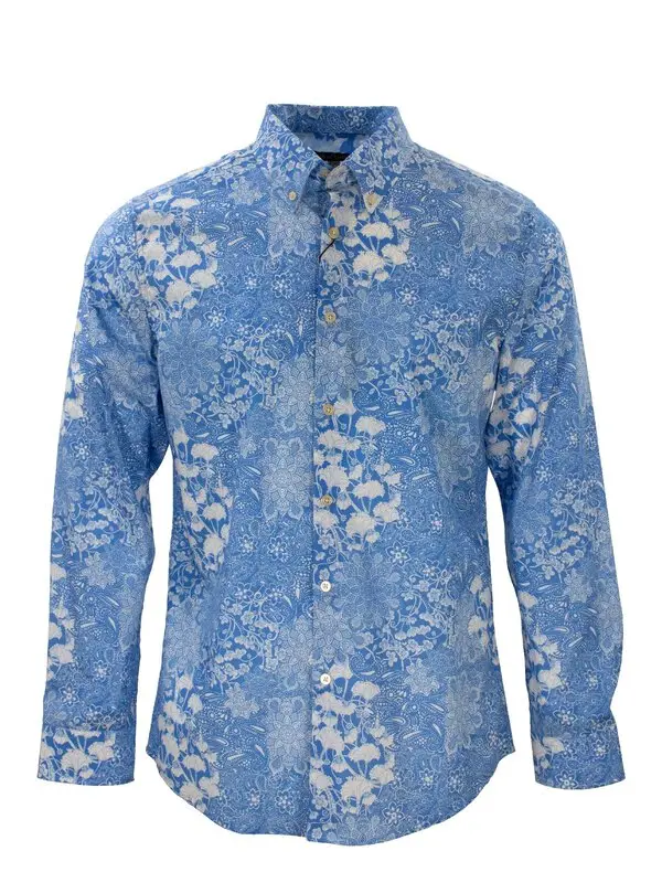 LORDS OF HARLECH Morris Paisley Floral - Blue