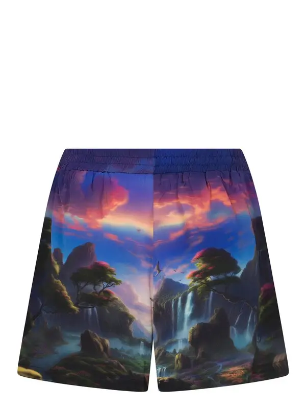 JE TE VEUX River Short - Blue