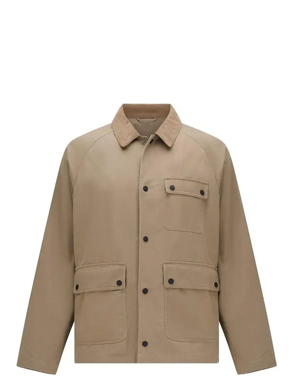 GUARDS LONDON Ernest Cotton Utility Jacket - Brown