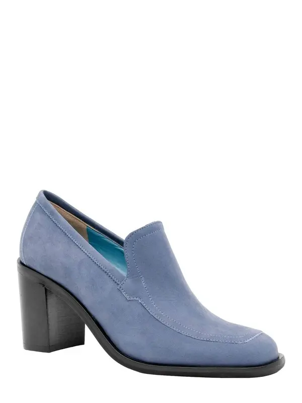VALENTINA RANGONI Pioggia Nubuck Loafer - Blue