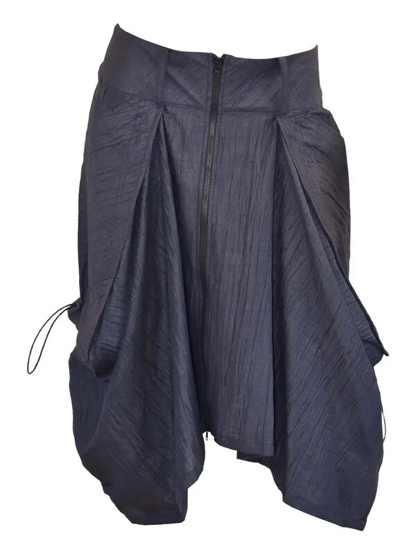 SNIDER Flax Skirt - Blue