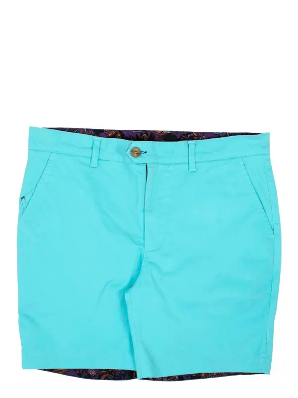 LORDS OF HARLECH John Flat Front Shorts - Blue
