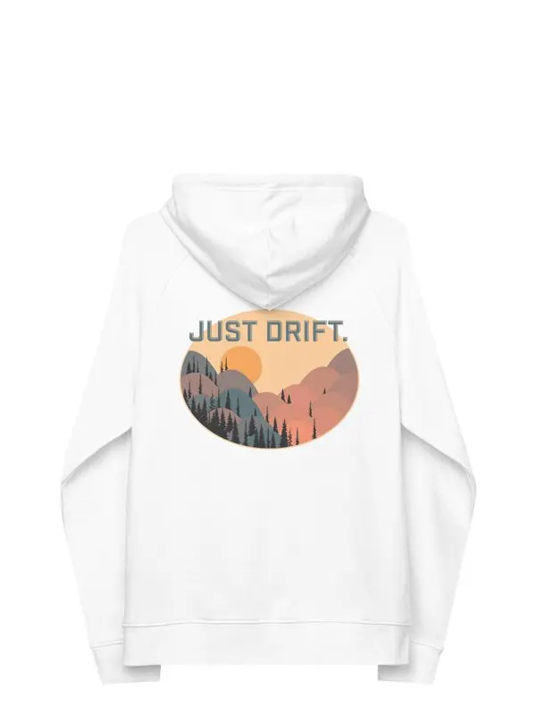ANCHOR & CREW Organic Cotton Raglan Hoodie - White