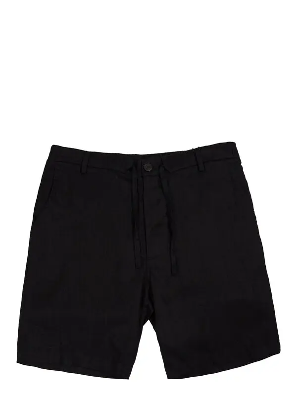 LORDS OF HARLECH Devonshire Linen Short - Black