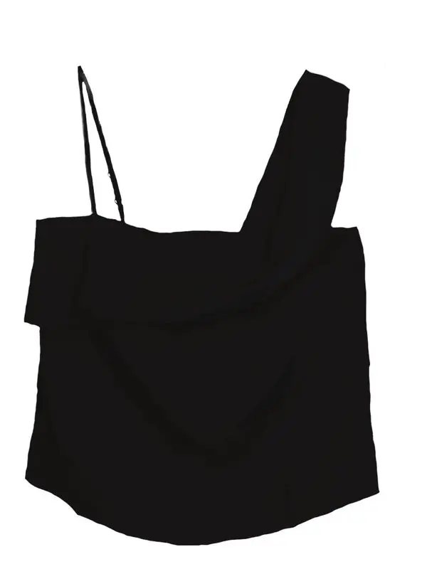 REISTOR Hemp One-shoulder Top - Black