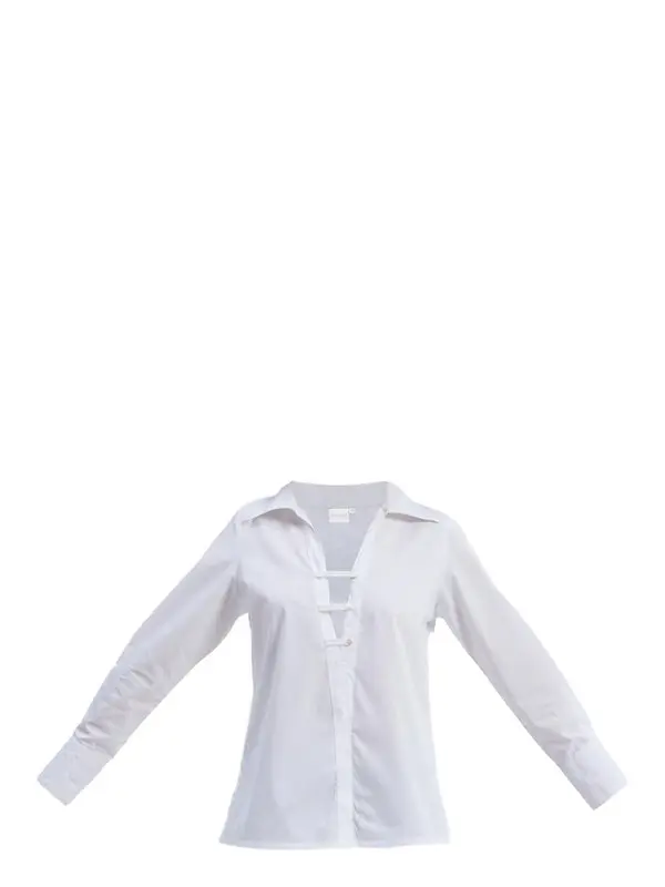 REISTOR Button-down Organic Cotton Shirt - White