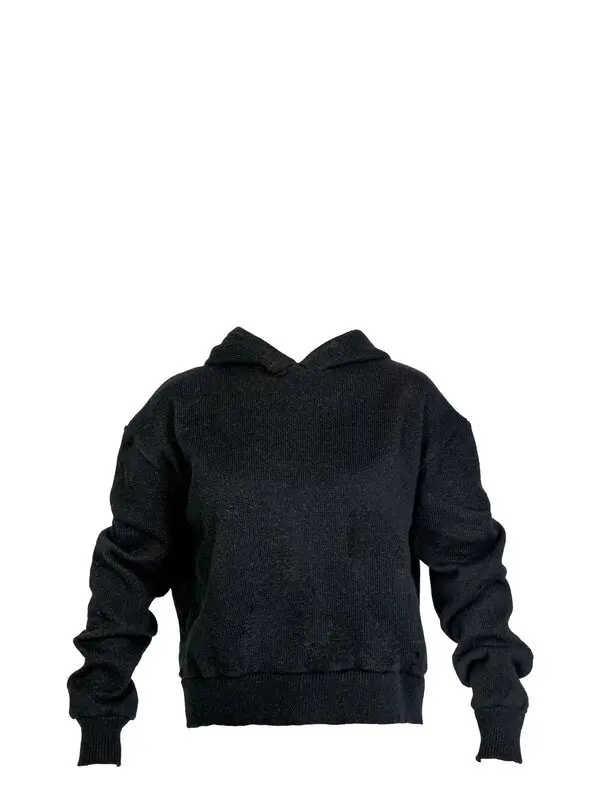 MAISON BOGOMIL Knit Hoodie - Black