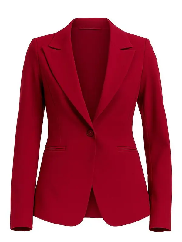 TANTRA SPAIN SL Fitted Jacket With Lapels - Red