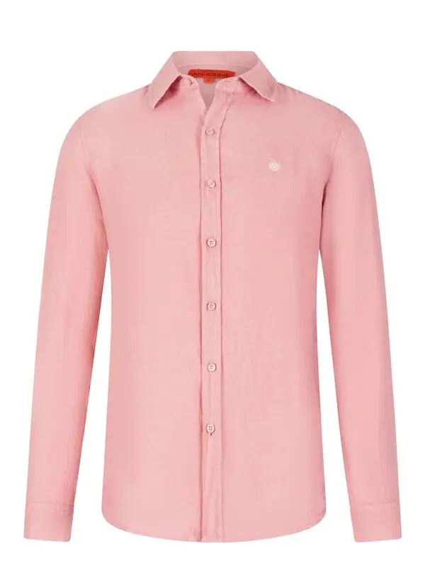 MAISON TANGERINE Linen Shirt - Pink