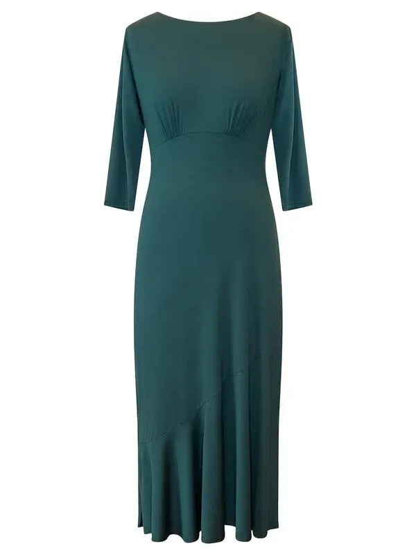 ALIE STREET LONDON Maxine Asymmetric Dress - Green