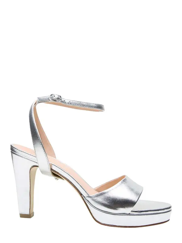 ALTERRE Marilyn Lo Platform Heels - Silver