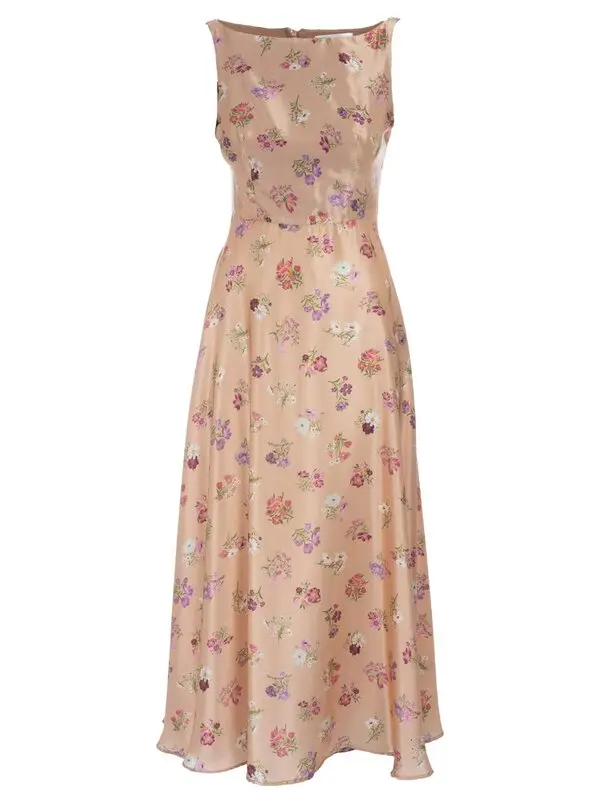 SOFIA TSERETELI Royal Sunset Floral Gown - Gold