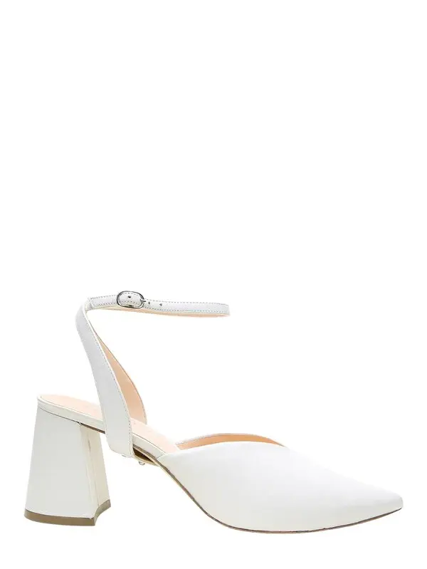 ALTERRE V Mule With Marilyn Strap - White