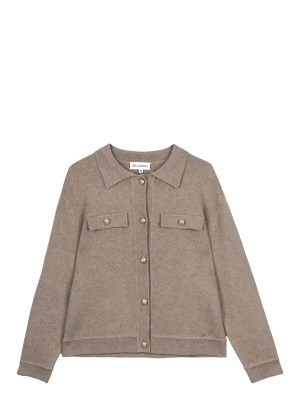BEL CASHMERE Chiara Jacket - Brown