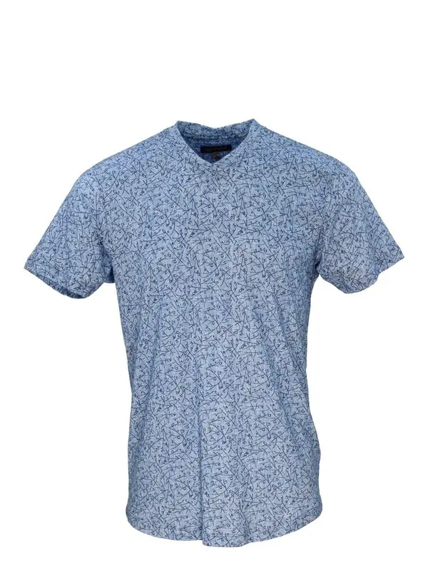 LORDS OF HARLECH Maze Falling Blossom - Blue