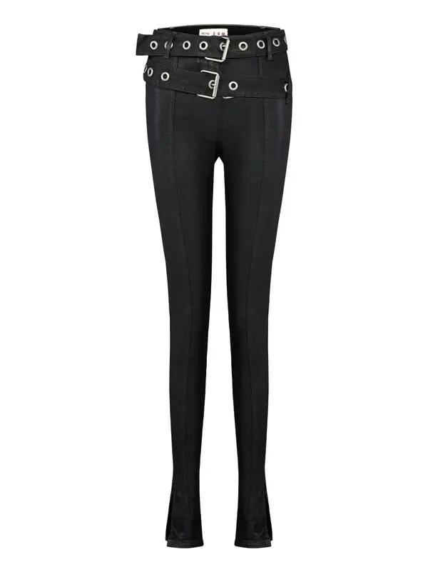 PCFG Two Belt Denim Pant - Black