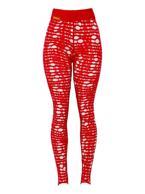 PALOMA LIRA Heartbreak Leggings - Red