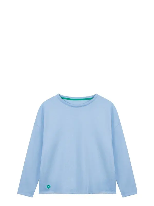 LOUNGERS Boxy Sweatshirt - Blue