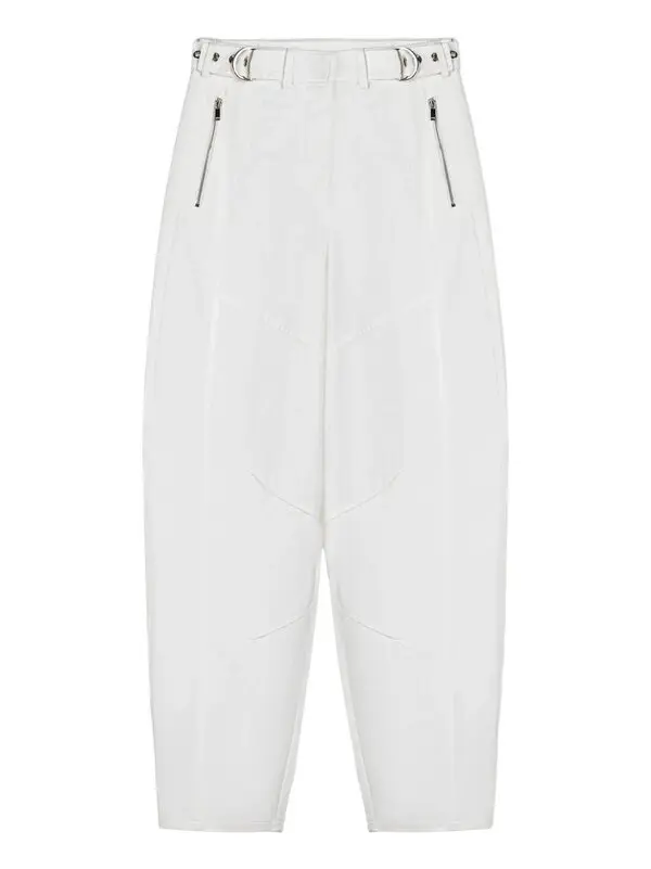 NOCTURNE High-waist Tailored Tapered Pants - White