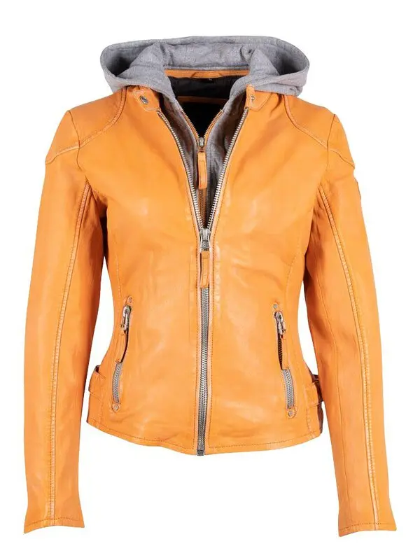 Mauritius Finja Rf Leather Jacket - Orange