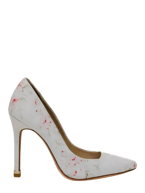 KENDALL LOUISE Flynn Floral Heel - Pink/green/white