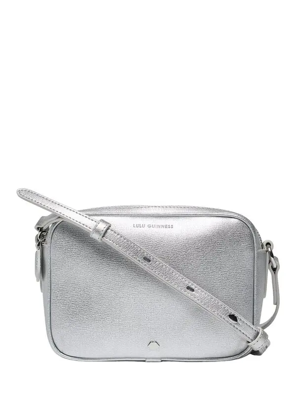 Lulu Guinness Leather Crossbody Bag - Silver