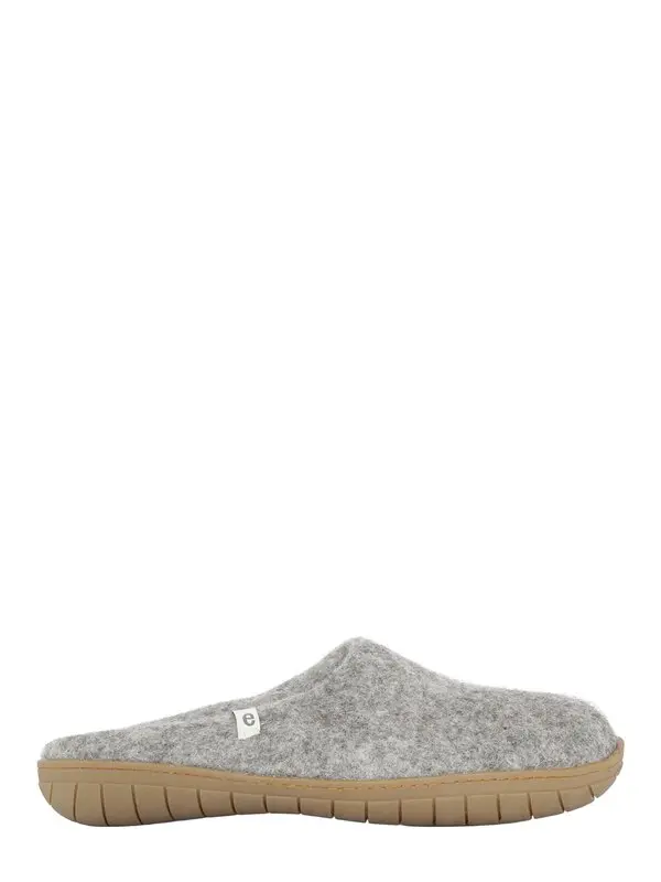 EGOS COPENHAGEN Natural Rubber Sole Slipper - Grey
