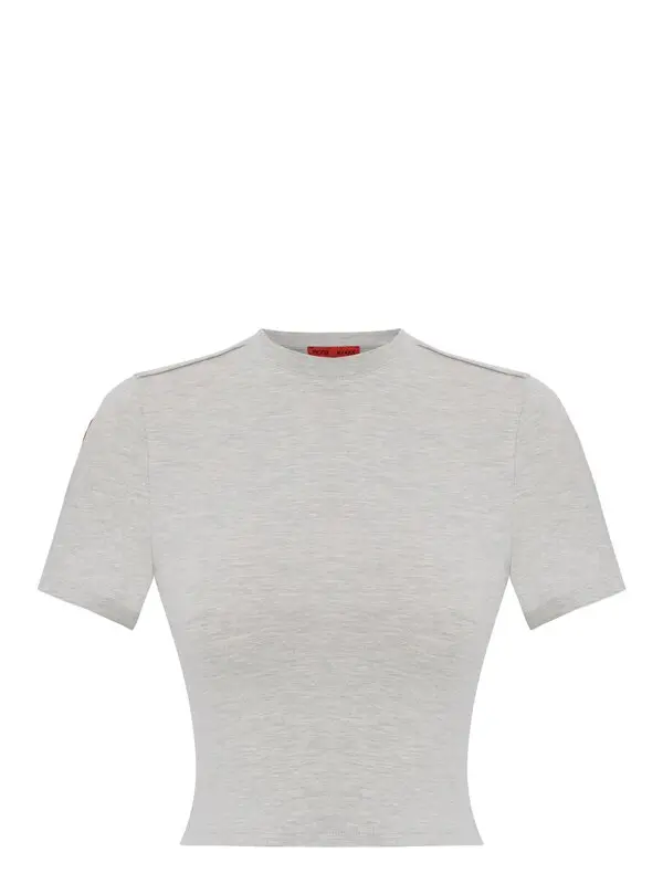 PCFG Slim Fit Crop Tee - Grey