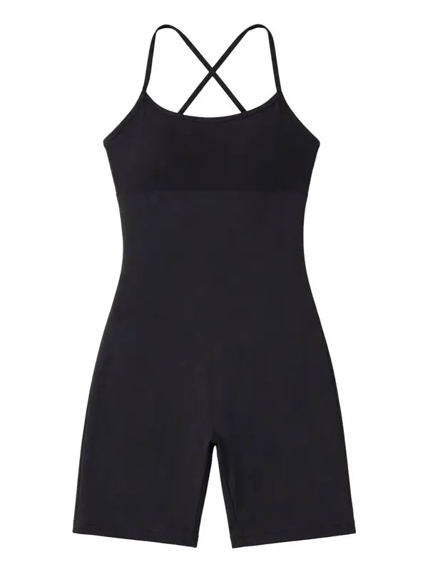YORSTRULY Criss-cross Romper - Black