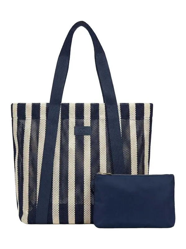 NOOKI DESIGN Hackney Stripe Shopper - Blue