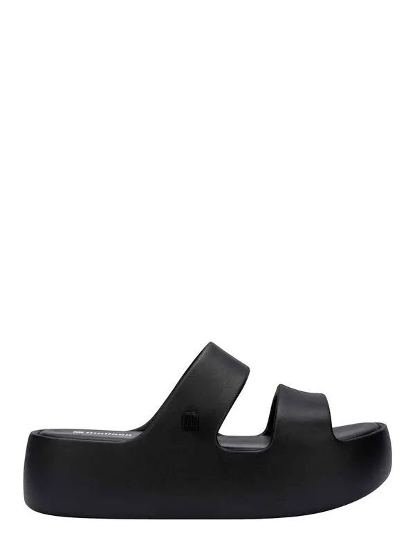 Melissa Free Line Platform Slides - Black