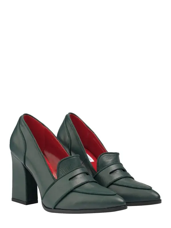 ROSAMUND MUIR LONDON Annabel Loafers - Green