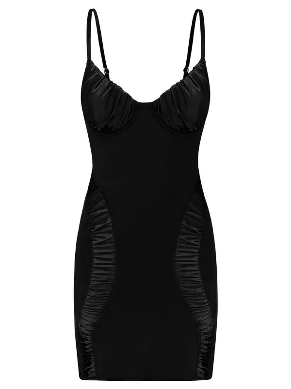 OW Amina Bodycon Mini Dress - Black