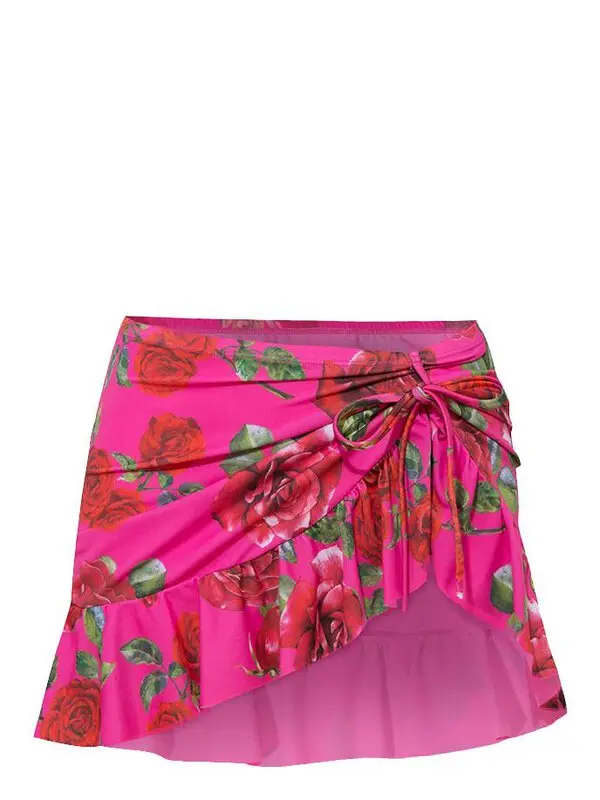 LUNA B Reverie Floral Mini Skirt - Pink