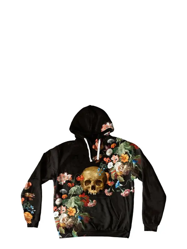 ALOHA FROM DEER Danse Macabre Oversize Hoodie - Brown/black