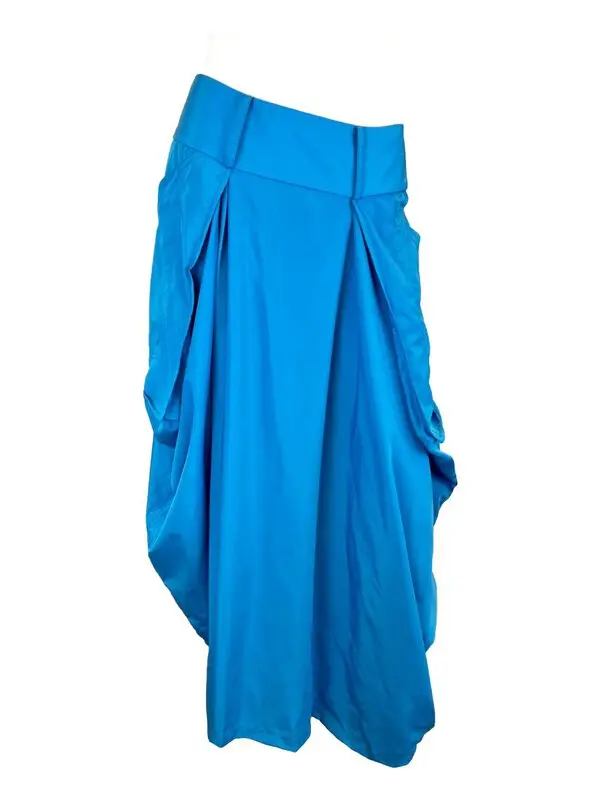 SNIDER Arno Full Length Skirt - Blue
