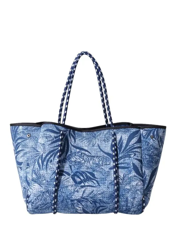 POP UPS BRAND Everyday Tote Jungle Fever Denim - Blue